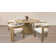 Latitude Run® Vyshnavi 60" Dining Table With 6 Trish Ivory Chairs | Wayfair